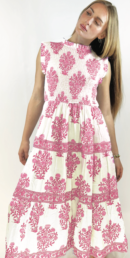 ISLA DRESS - PINK – Farylina